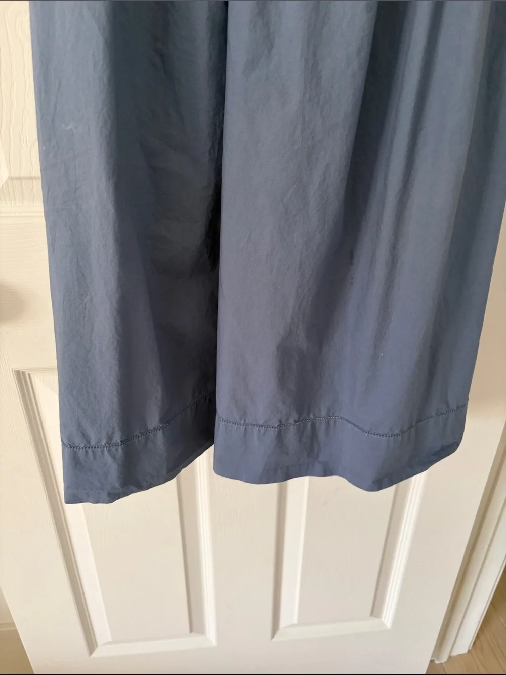THE GREAT. | Dresses | The Great Dusty Blue Puffsleeve Button Front ...